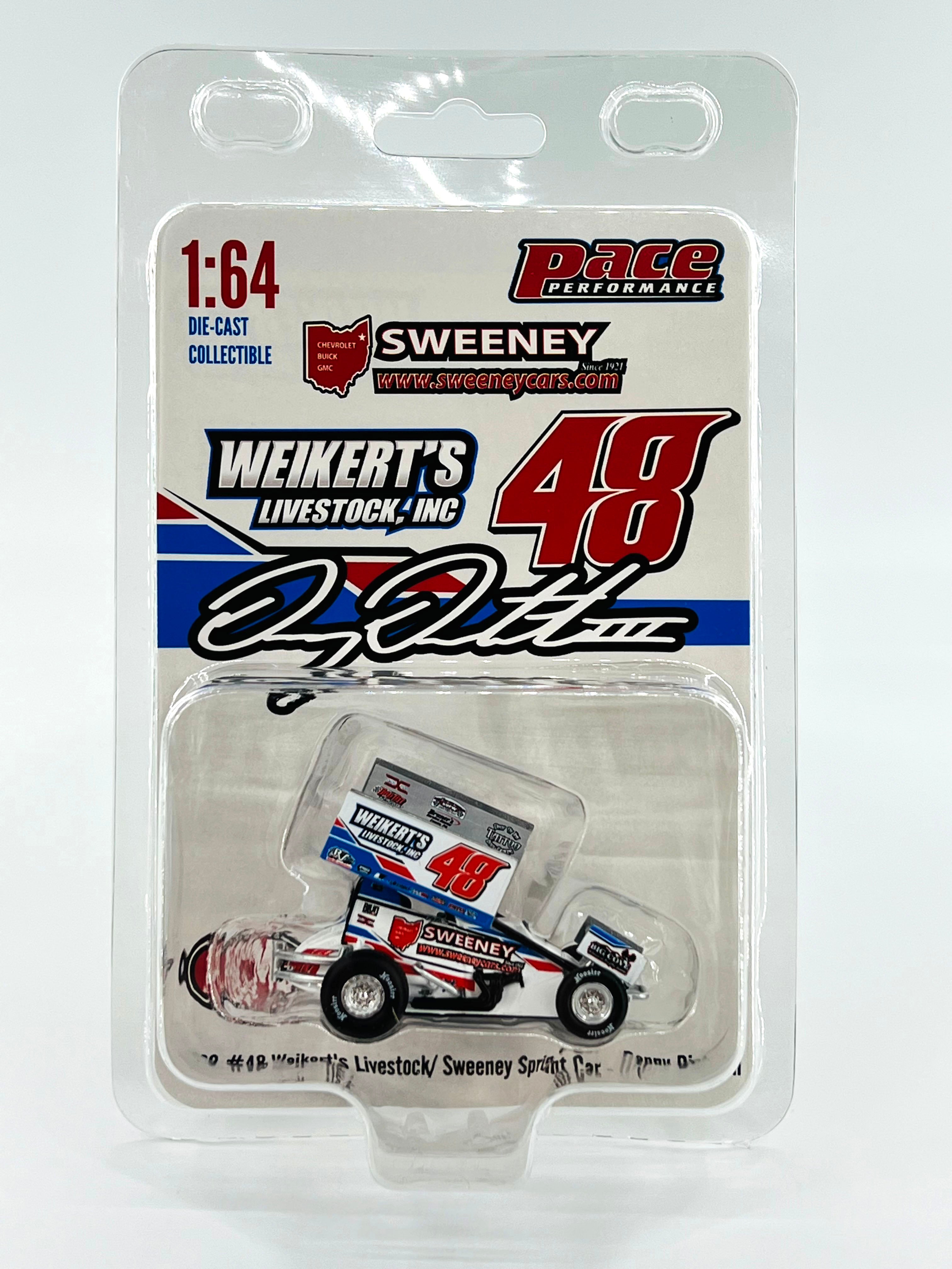 Danny Dietrich 2022 Weikert's Livestock/Sweeney 1:64 SPRINT CAR DIECAS ...